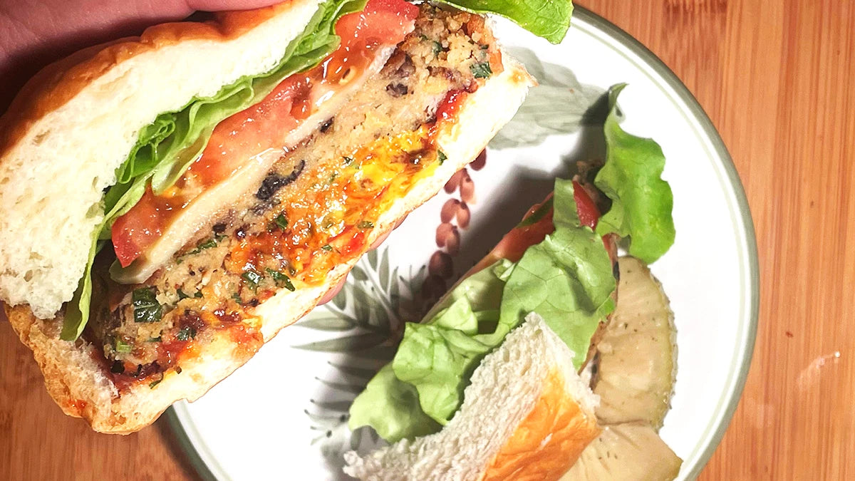 Vegetarian Kalo Burger – Hawaiʻi 'Ulu Co-op